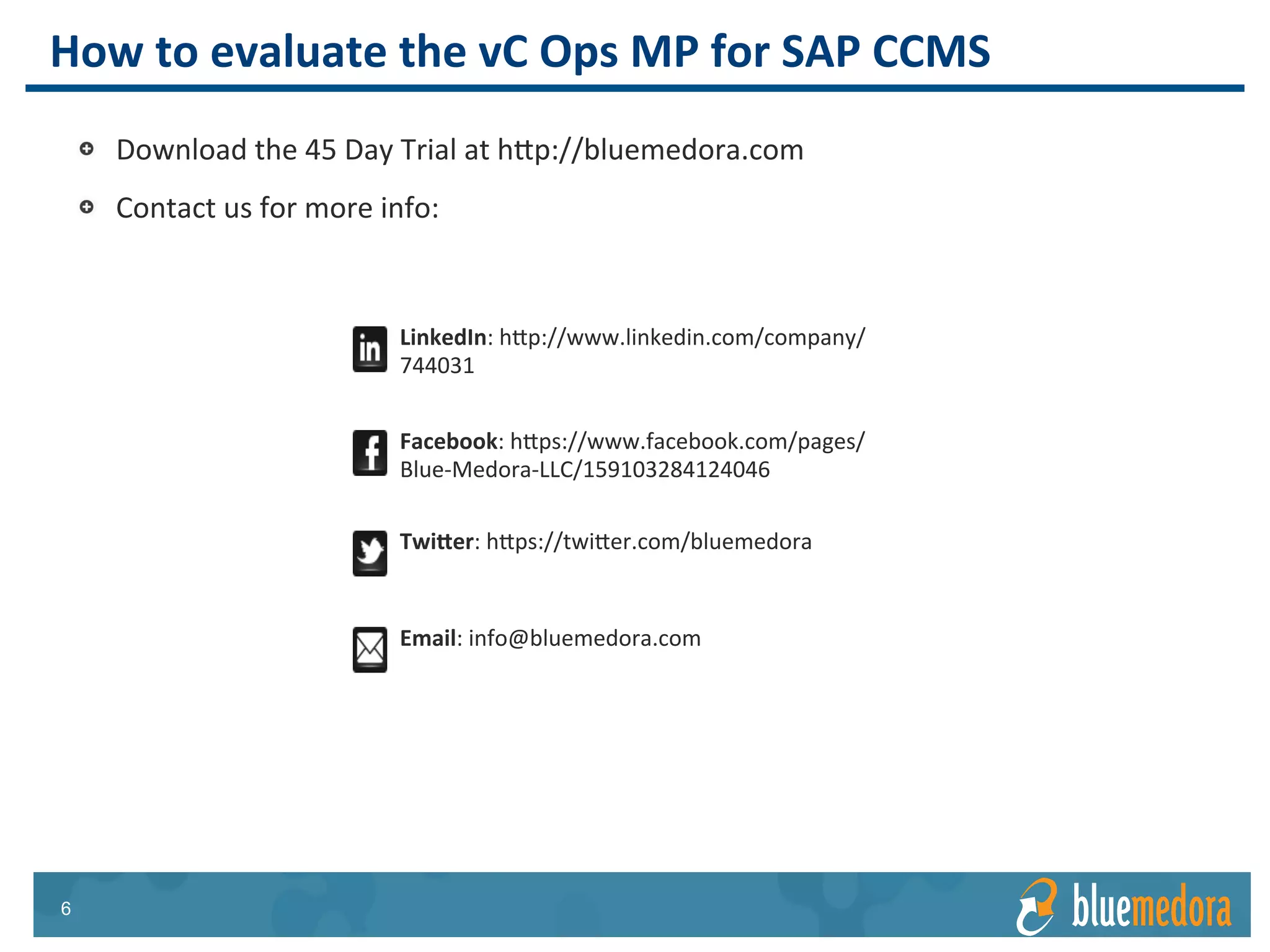 VMware vCOPs Management Pack for SAP CCMS Overview | PDF | Operating Systems | Computer Software ...
