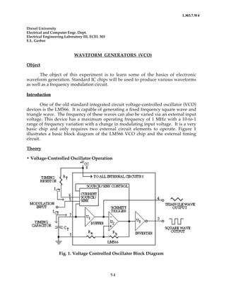 VCO_W.pdf VCO con IC aplicaciones del oscilador | PDF