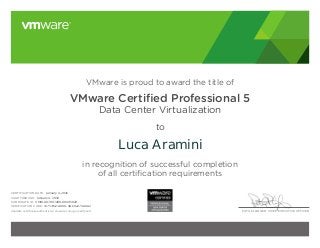VMware Certified Professional 5 - Data Center Virtualization | PDF