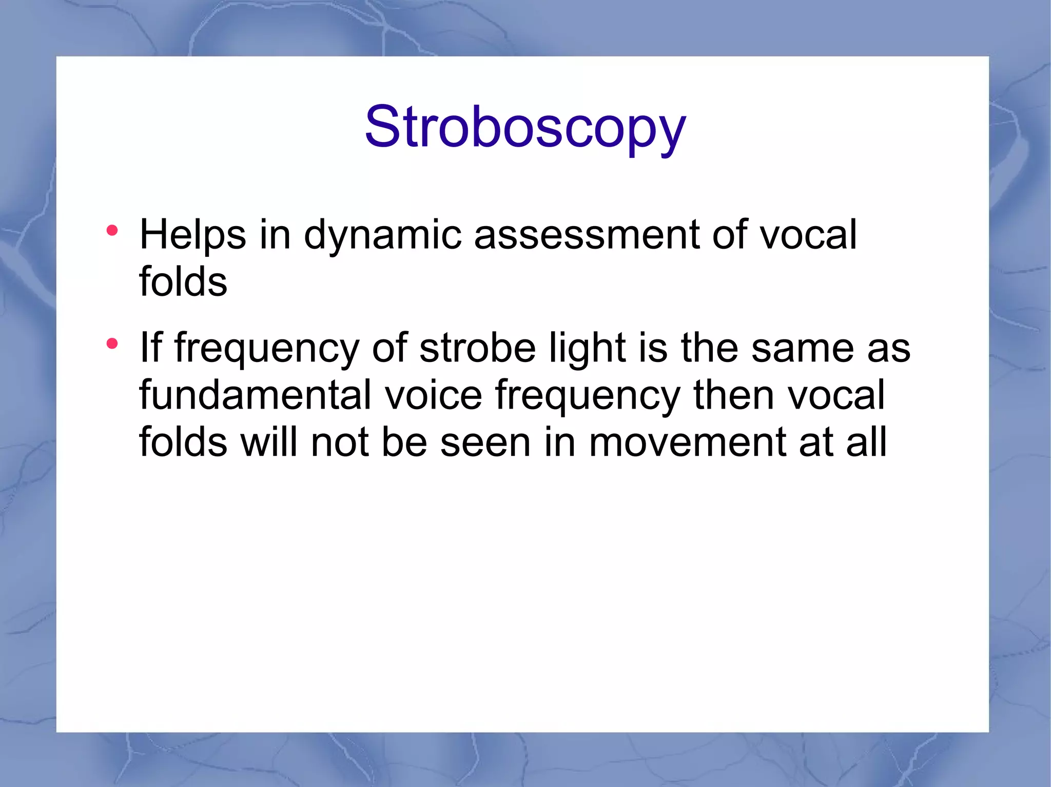 Vocal cord paralysis current concepts | PPT