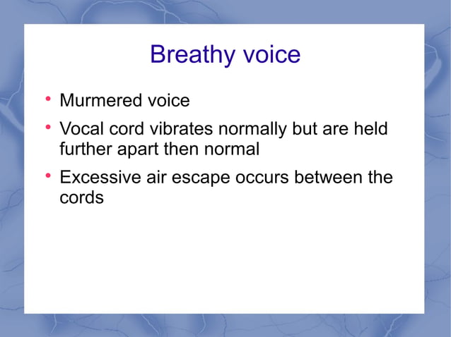 Vocal cord paralysis current concepts | PPT