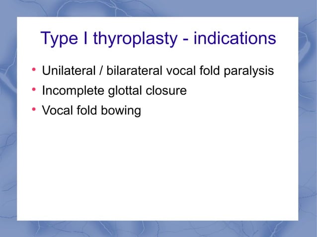 Vocal cord paralysis current concepts | PPT