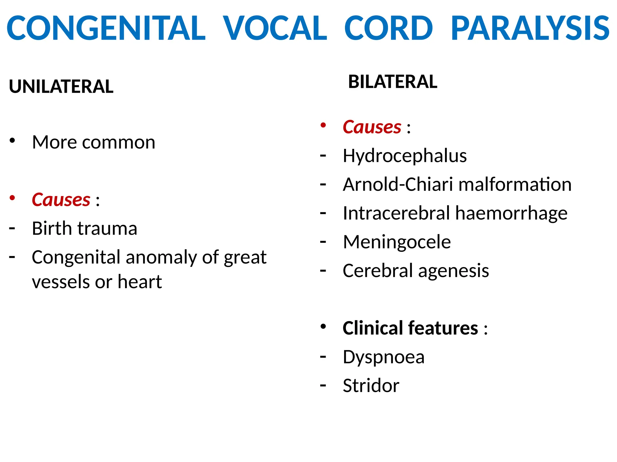 vocal cord palsy and its treatment principles | PPTX