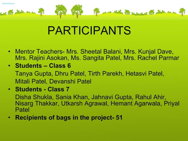 V & c patel school, vallabh vidhyanagar, gujarat | PPT