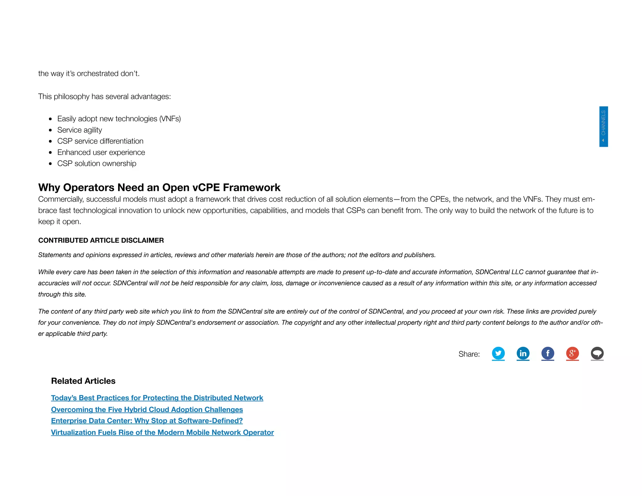 vCPE 2.0 – the business case for an open vCPE framework | PDF