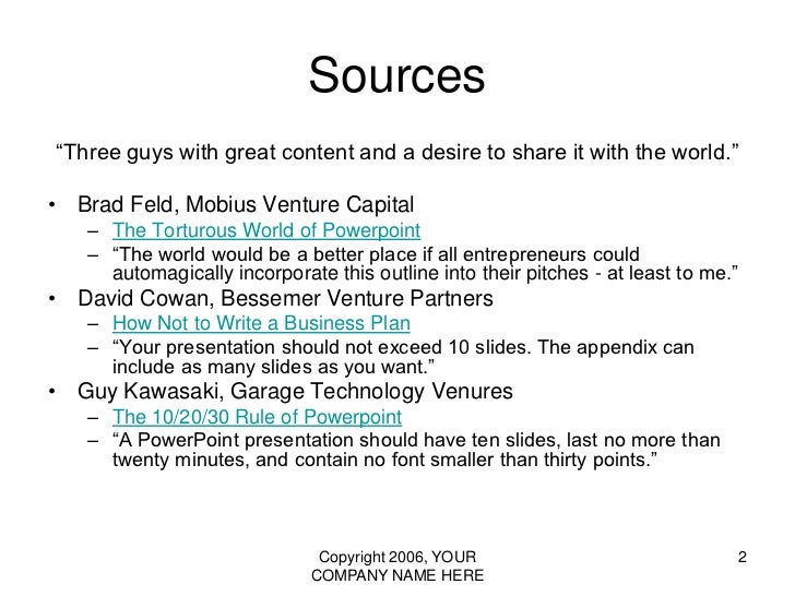 VC Pitch Presentation Template The 10 20 30 Rule Of PowerPoint VC Pitch Presentation Template The 10 20 30 Rule Of PowerPoint