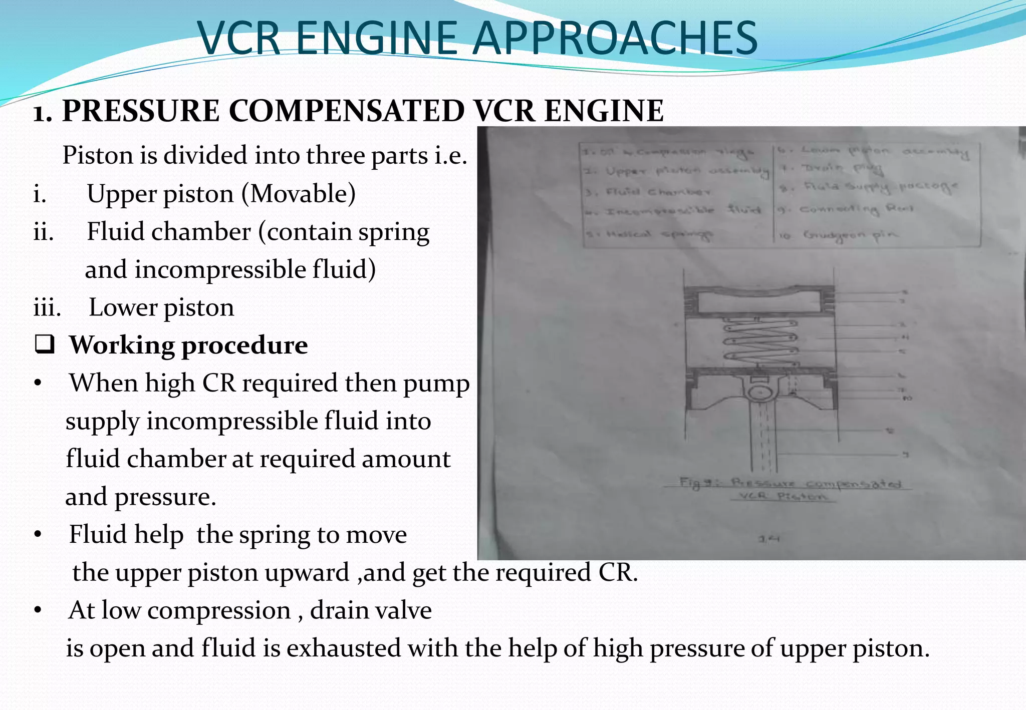 Vcr engine presentation at KNIT | PPTX