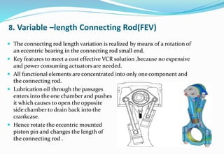 Vcr engine presentation at KNIT | PPTX