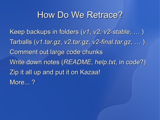 Source Code Management systems | PPT