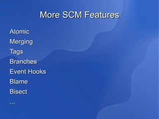 Source Code Management systems | PPT