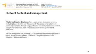 VCS Work: Event Content | PDF