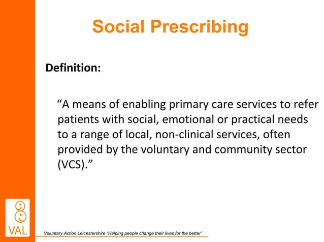 Social Prescribing Presentation | PPT