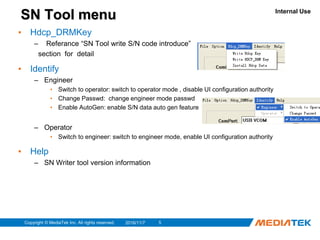 Vc sn tool introduce | PPTX | Smartphones | Consumer Electronics