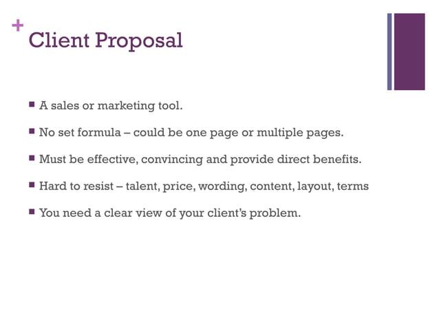 Vct 4670 client proposals | PPT