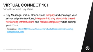 HP Virtual Connect technical fundamental101 v2.1 | PPT