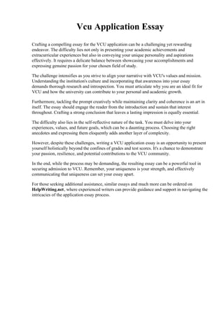 Vcu Application Essay.pdf