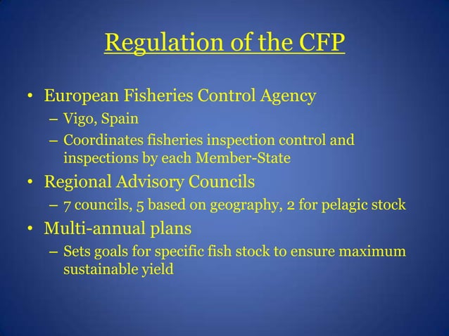 Common Fisheries Policy-Short Version | PPT