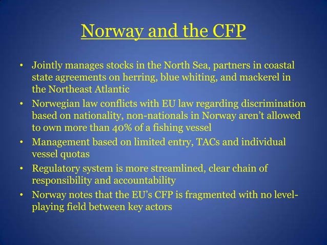 Common Fisheries Policy-Short Version | PPT