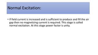 V curves of synchronus motor | PPTX