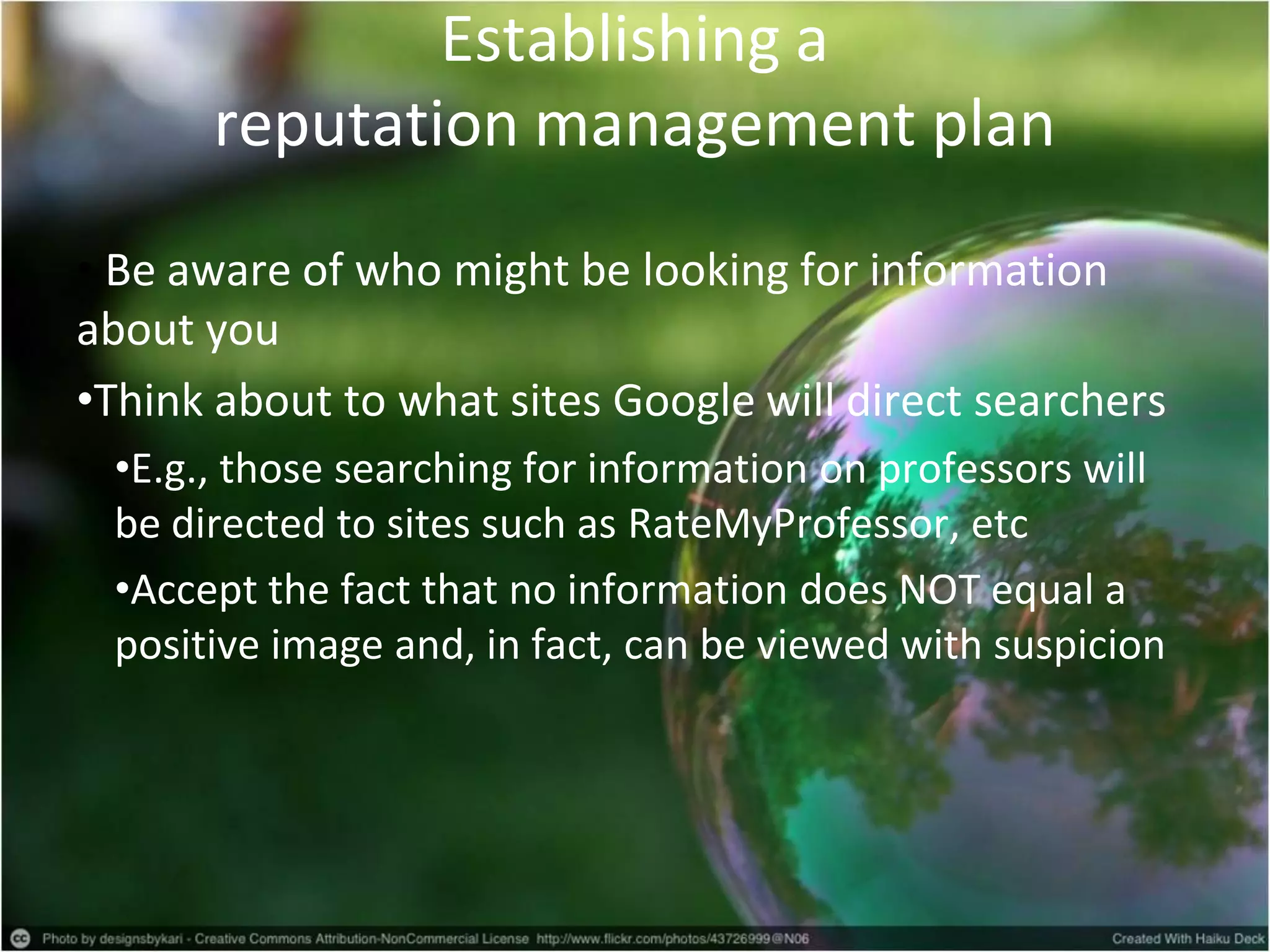 The Reputation Economy (July/2015) | PDF