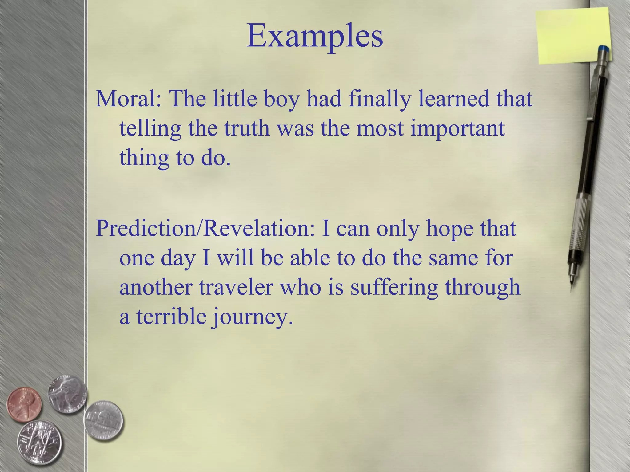 How to Structure a Personal Narrative | PPT