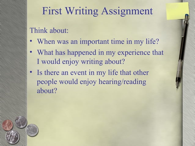 How to Structure a Personal Narrative | PPT