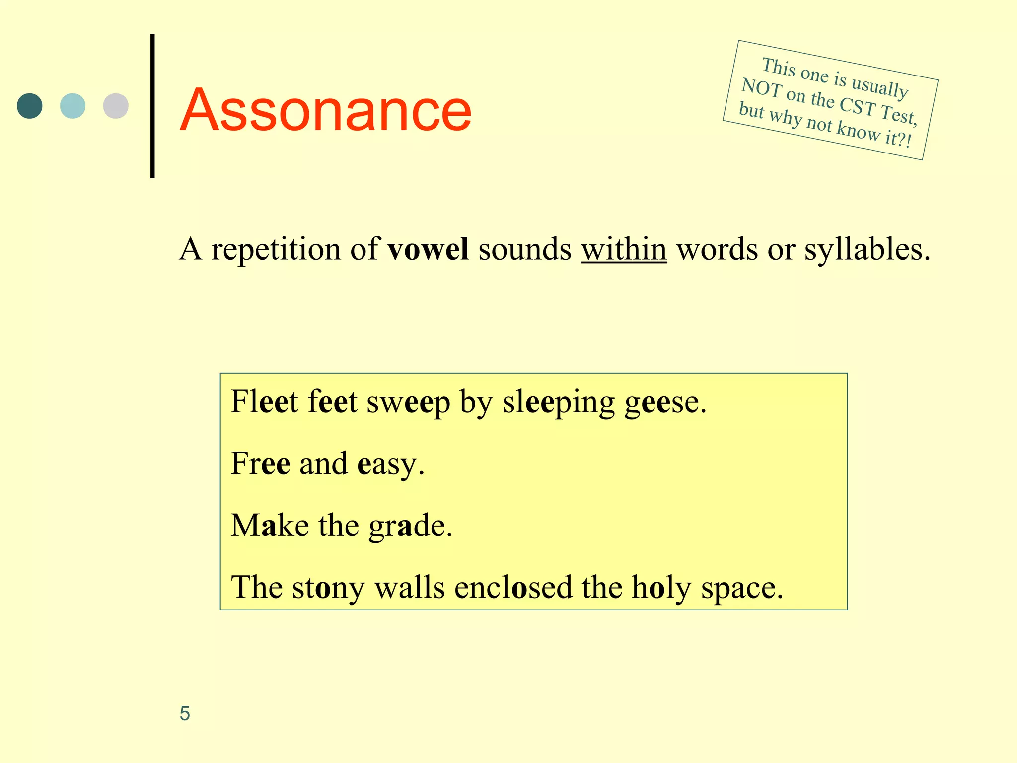 Elements of Poetry: Sound Devices | PPT
