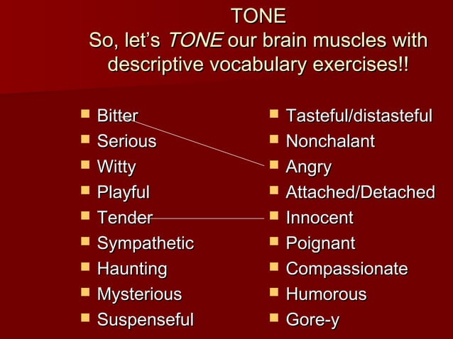 Style, Tone, & Mood | PPT