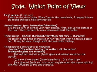 Style, Tone, & Mood | PPT