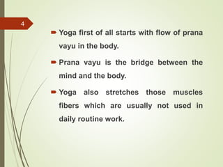 yoga for busy life | PPTX