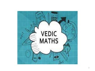 vedic maths | PPTX