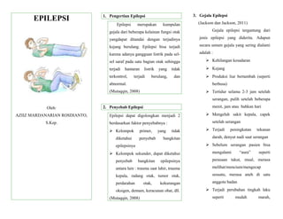 Leaflet epilepsi | PPT