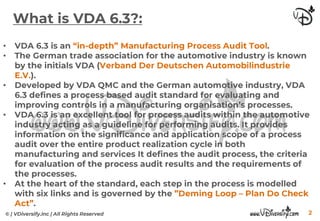 VDA 6.3 Training Material From VDiversify.com | VDA 6.3 Process Audit ...