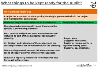 VDA 6.3 Training Material From VDiversify.com | VDA 6.3 Process Audit ...