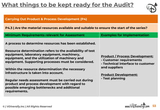 VDA 6.3 Training Material From VDiversify.com | VDA 6.3 Process Audit ...