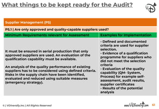 VDA 6.3 Training Material From VDiversify.com | VDA 6.3 Process Audit ...