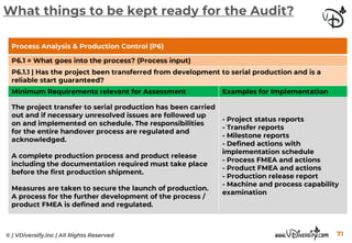VDA 6.3 Training Material From VDiversify.com | VDA 6.3 Process Audit ...