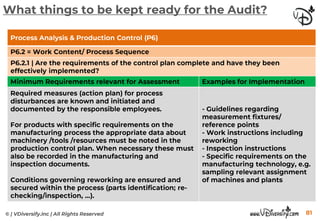 VDA 6.3 Training Material From VDiversify.com | VDA 6.3 Process Audit ...