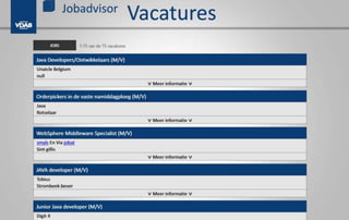 VDAB Jobadvisor | PPTX