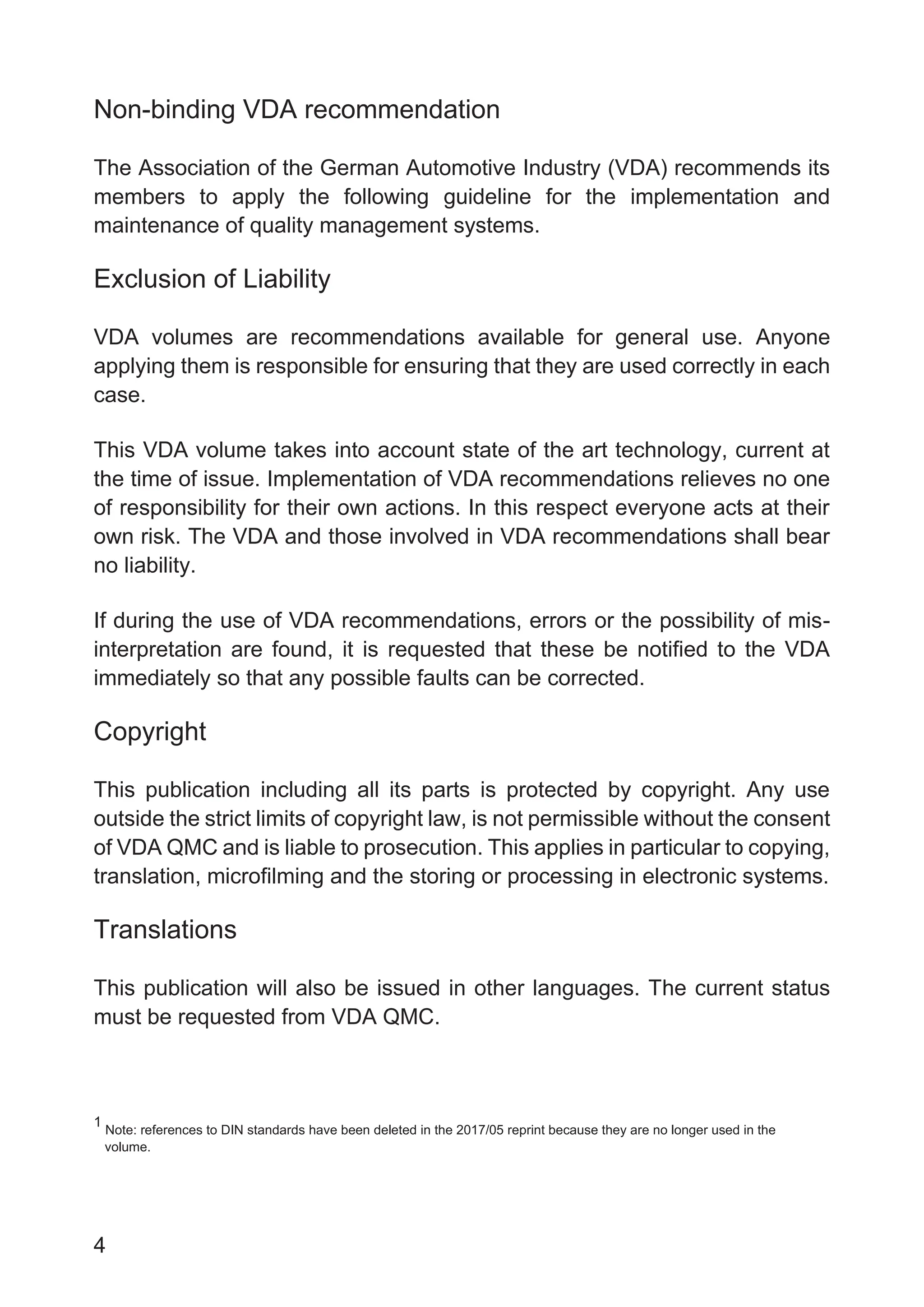 VDA Robuster_en 2019 Product Manufacturing and Delivery Robust ...