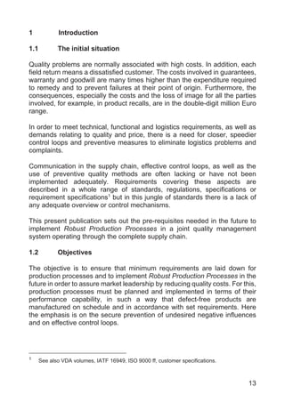 VDA Robuster_en 2019 Product Manufacturing and Delivery Robust ...