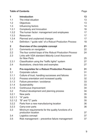 VDA Robuster_en 2019 Product Manufacturing and Delivery Robust ...