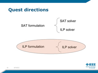 ILP Based Approach for Input Vector Controlled (IVC) Toggle Maximization in Combinational ...