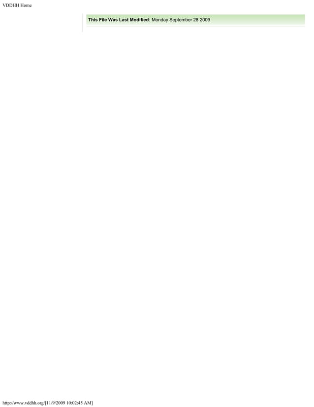 VDDHH | PDF | Ear, Nose and Throat Conditions | Diseases and Conditions