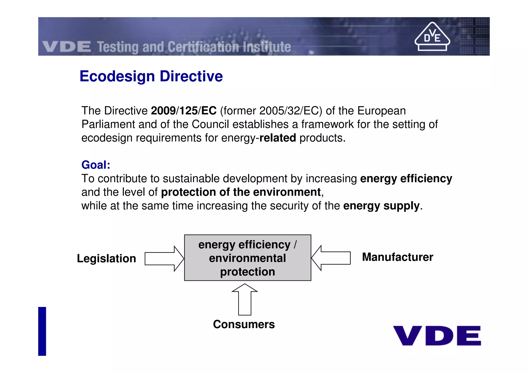 Vde Ecodesign Rome 2009 | PDF