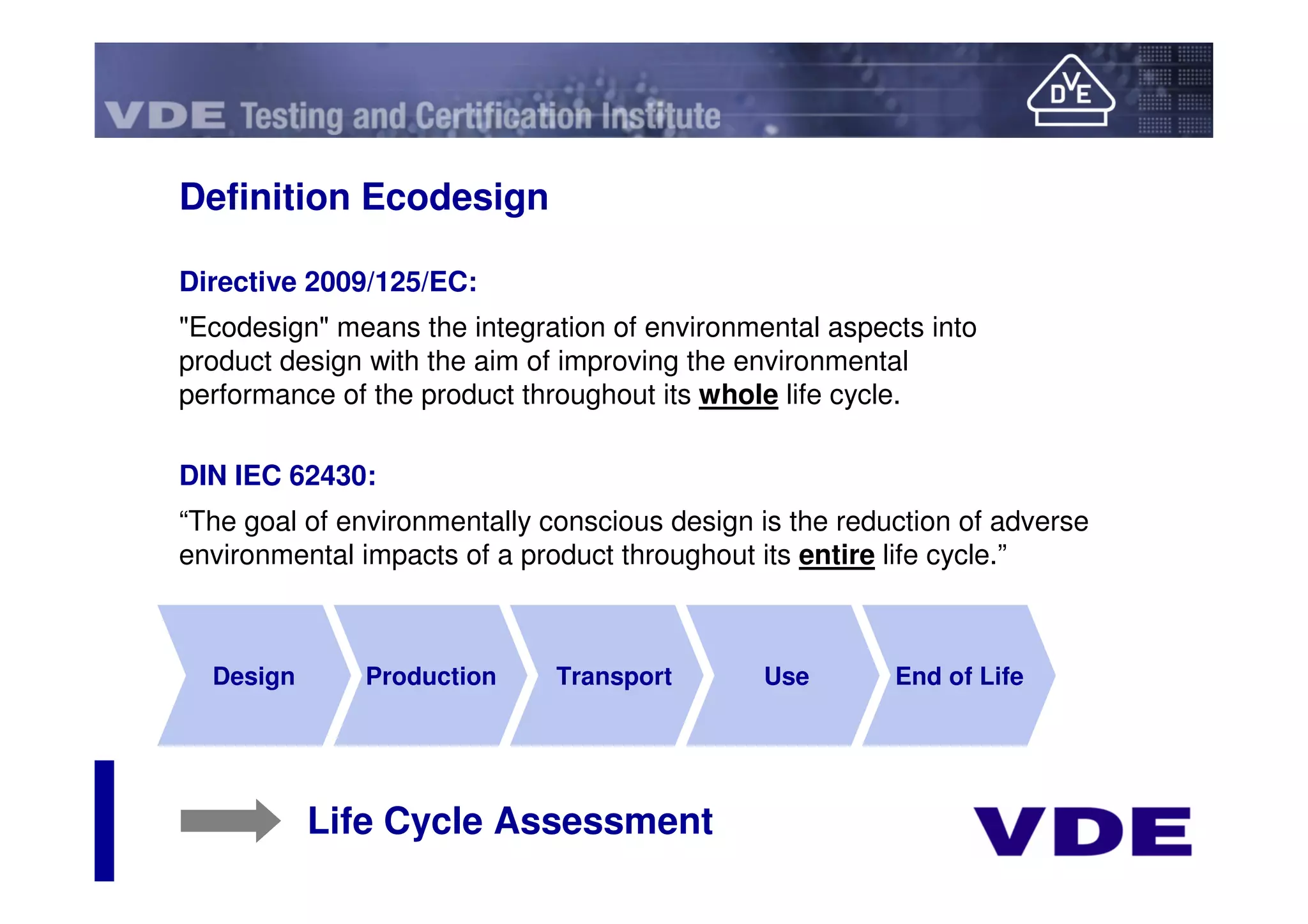 Vde Ecodesign Rome 2009 | PDF