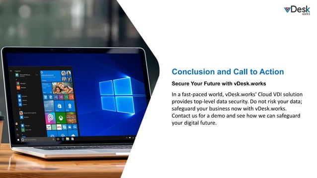 Secure Virtual Desktop (VDI) Solution for Business | PPT