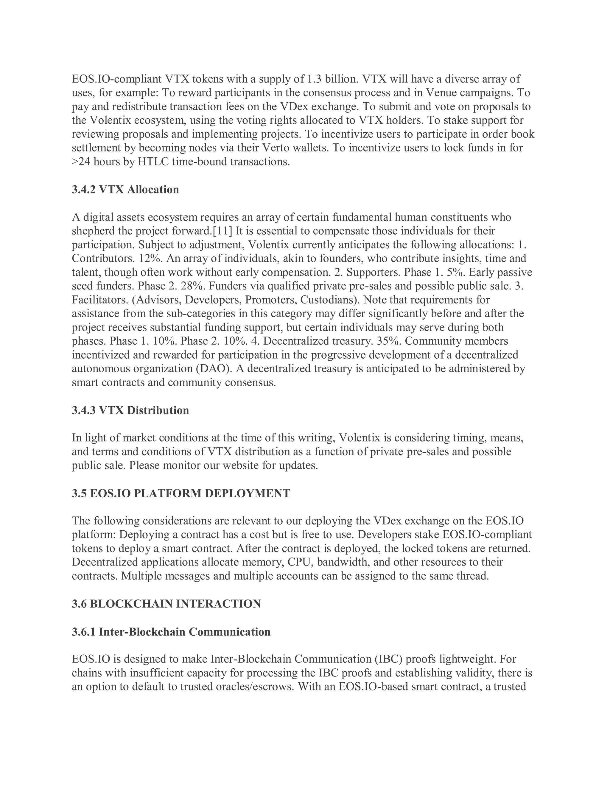 Volentix - Vdex whitepaper | PDF