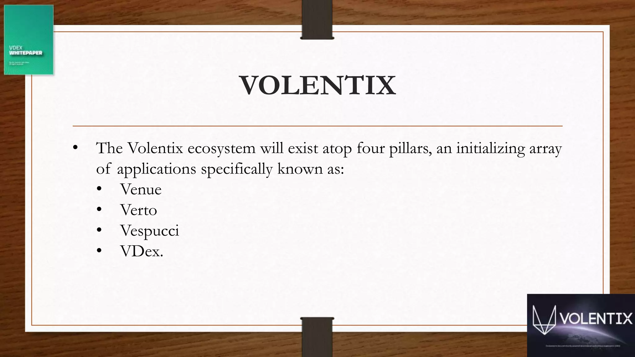 Volentix VDex White Paper | PPTX | Computing | Technology & Computing