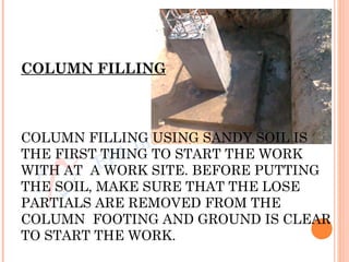 VDF (Vaccum Dewatered Flooring) & back filling | PPT